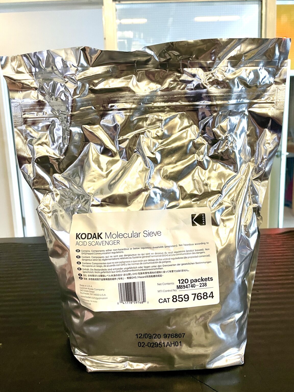 Kodak Molecular Sieve Acid Scavenger (Long Term Film Storage) – Liaison ...